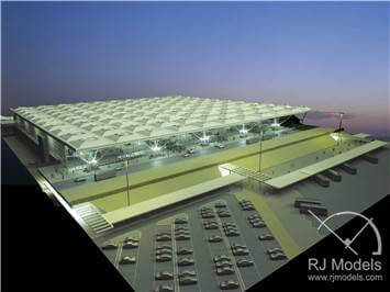 Airport Model, Airport Terminal Building Model