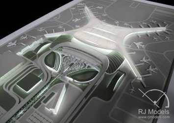 Airport Model, Airport Terminal Building Model