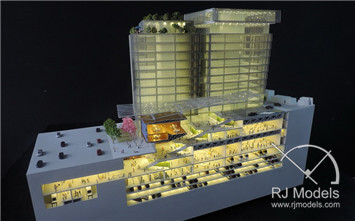 Shopping Mall Model, Building Mall Scale Model Makers