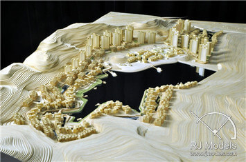 Wooden Architectural Model, Balsa Wood Model Architecture Making