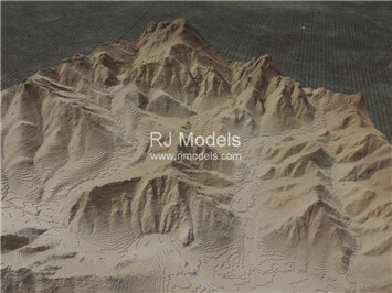 Landscape Model, Topography Contour Miniature Architectural Models